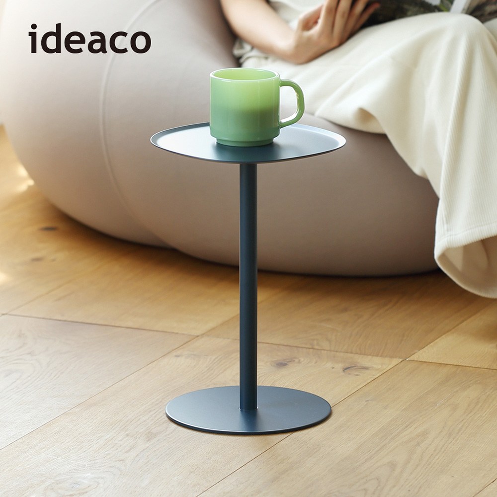 【日本ideaco】圓角邊桌(高35cm)-多色可選-海軍藍｜家具床墊｜特力屋．特力屋線上購物